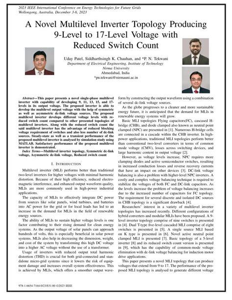 A Novel Multilevel Inverter Topology Producing 9 Level To 17 Level Voltage With Reduced Switch