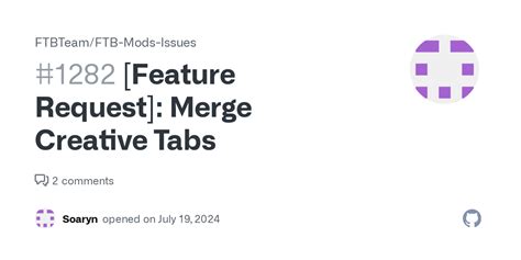 Feature Request Merge Creative Tabs · Issue 1282 · Ftbteamftb Mods Issues · Github