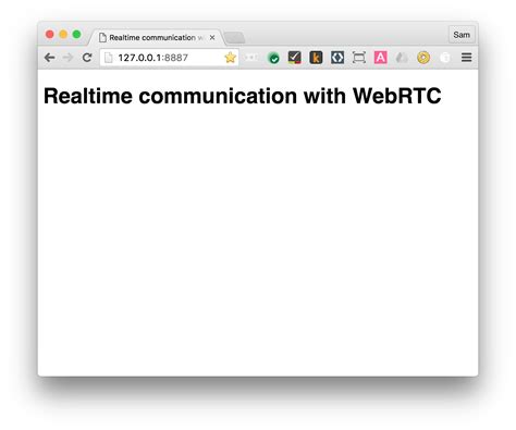 Real Time Communication With WebRTC Google Codelabs