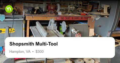 Shopsmith Multi Tool For 300 In Hampton Va For Sale And Free — Nextdoor