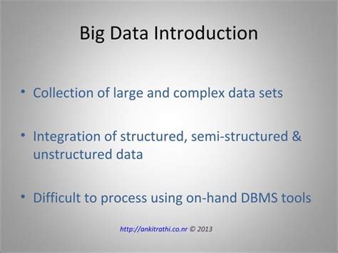 Big Data Overview Ppt