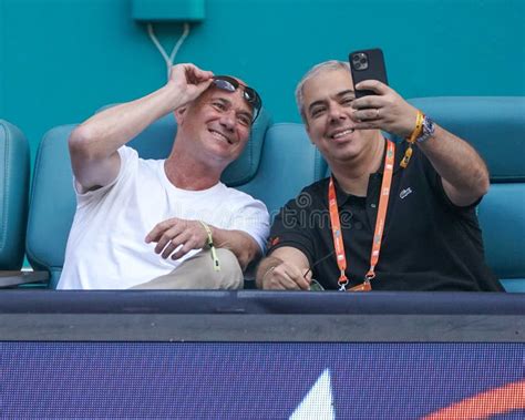 Andre Agassi Attends 2024 Miami Open Women S Singles Final Match