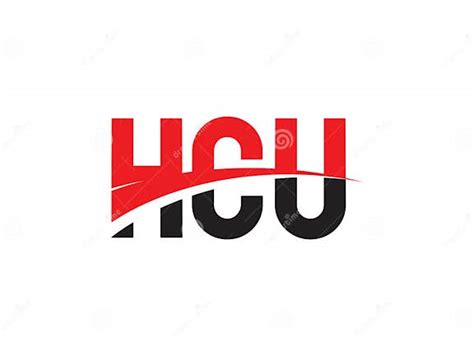 Hcu Letter Initial Logo Design Vector Illustration Stock Vector