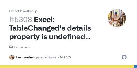 Excel Tablechanged S Details Property Is Undefined When Paste Multiple