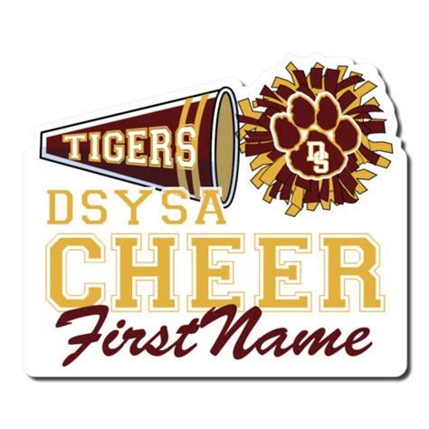 Dsysa Cheer Decal School Spirit Place