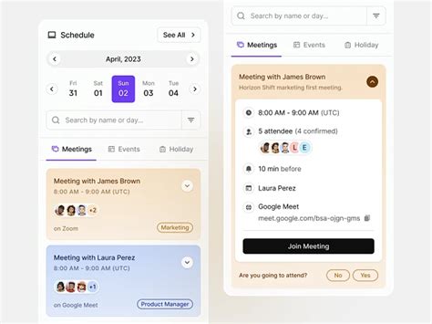 schedule details alignui design system by erşad başbağ on dribbble 花瓣网
