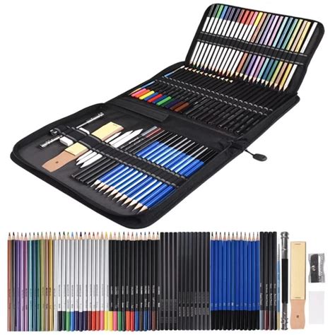 ENSEMBLE DE CRAYONS D Artiste Dessin Esquisse Crayons Croquis Crayon De