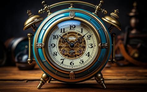 Premium Ai Image Old Fashioned Alarm Clockquot Generative Ai