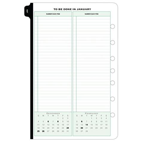 Day Timer Refill Desk 2 Pages
