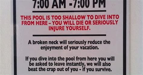 No Diving Imgur