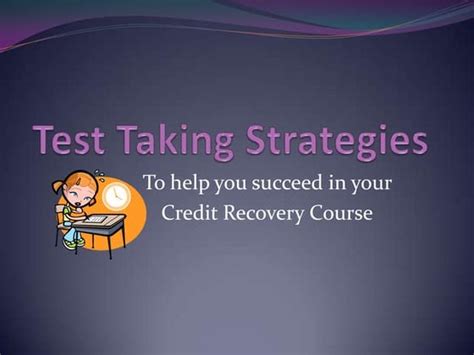 Test Taking Strategies Ppt