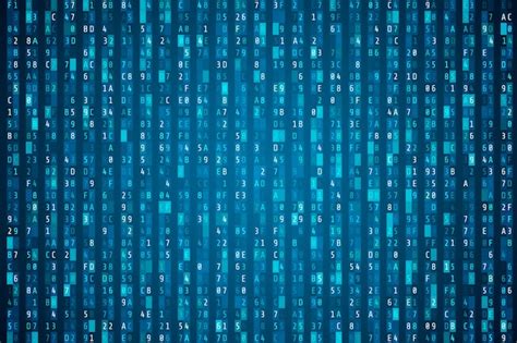 Premium Vector Hex Code Stream Illustration