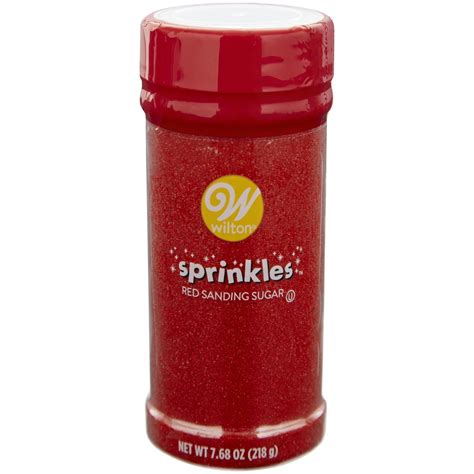 Wilton Sanding Sugar Tall 6oz Red Michaels