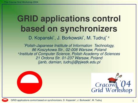 ppt grid applications control based on synchronizers powerpoint