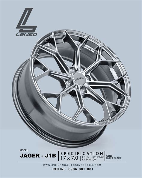 MÂm Lenso Jager J1b Hyper Black 17 Phi Long Auto