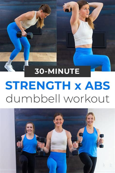 30 Minute Dumbbell Strength Training Video Nourish Move Love