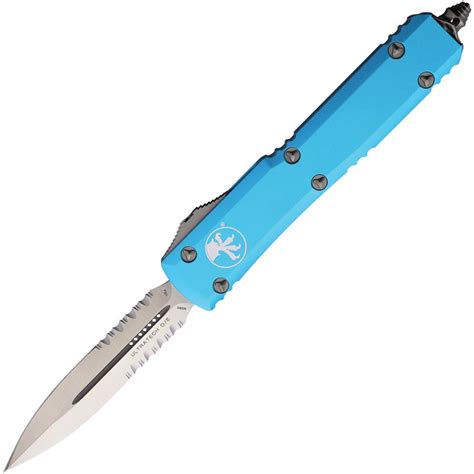 Microtech 1225tq Auto Ultratech Apocalyptic Part Serrated Double Edge