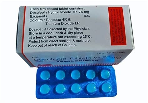 Dosulepin Tablets 75 Mg At ₹ 180box Pharmaceutical Tablets In