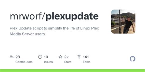 GitHub Mrworf Plexupdate Plex Update Script To Simplify The Life Of Linux Plex Media Server