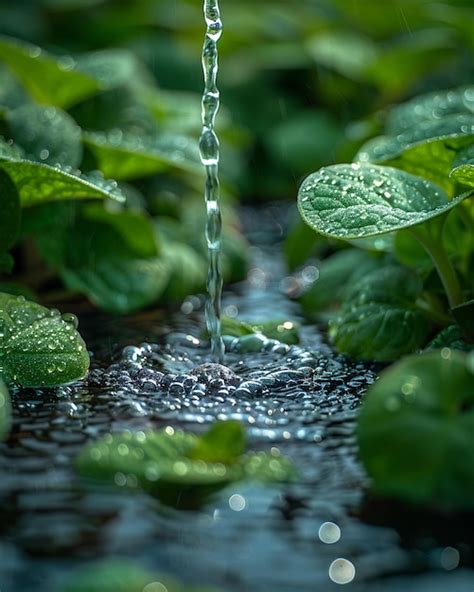 A Smart Irrigation System Adjusting Background Premium Ai Generated Image