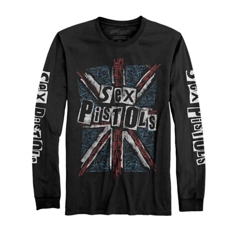 Camiseta Manga Longa Sex Pistols Oficial Fatum Tam G Shopee Brasil