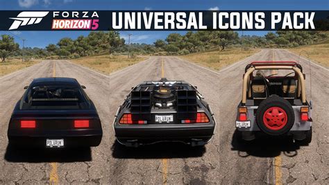 Forza Horizon 5 Universal Icons Car Pack All 5 Cars YouTube