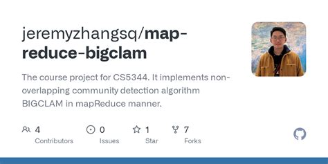 GitHub Jeremyzhangsq Map Reduce Bigclam The Course Project For CS It Implements Non
