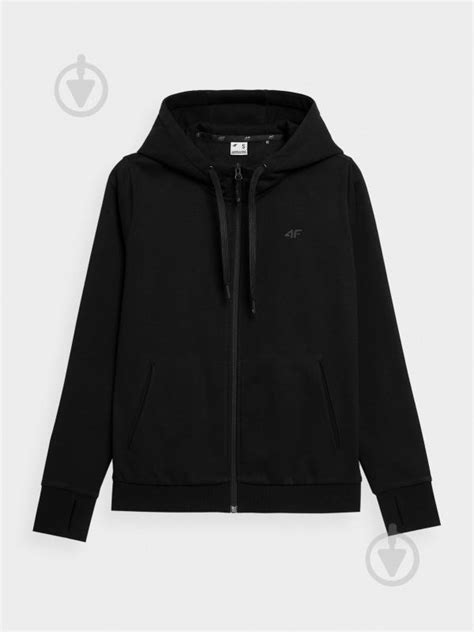 ᐉ Джемпер 4F SWEATSHIRT F373 4FSS23TSWSF373 20S р L чорний Краща ціна