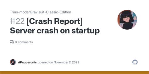 Crash Report Server Crash On Startup Issue Trins Mods Gravisuit Classic Edition GitHub