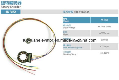 Elevator Door Rotary Encoder For Elevator Parts K VRX Elevator Parts And Elevator Component