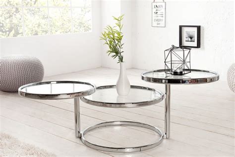 Stolik Kawowy Art Deco 3 Srebrny Cena Sklep Fabryka Design