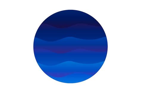 웨이브 로고 비즈니스 아이콘 블루 로고 회사 로고 프리미엄 벡터