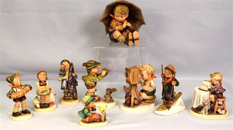 At Auction Grouping Hummels Figure Grouping