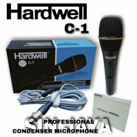 Jual Mic Kabel Condenser Hardwell C1 Original Condensor C 1deskripsi