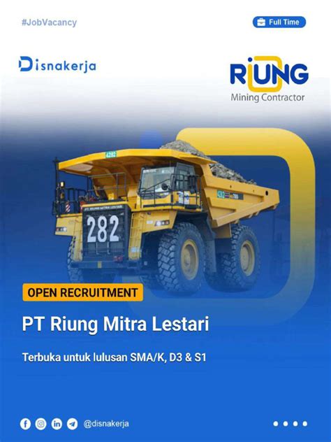 Lowongan Kerja Pt Riung Mitra Lestari Pdf