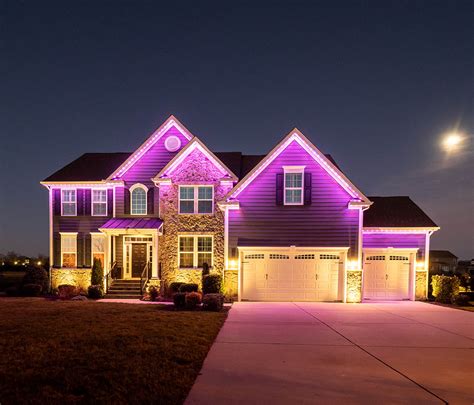 Permanent Roofline Lighting In Virginia Beach Outdoor Lighting