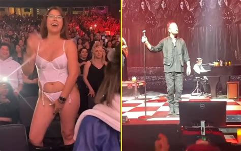 Vídeo fã tira a roupa e começa a dançar na plateia em show nos EUA