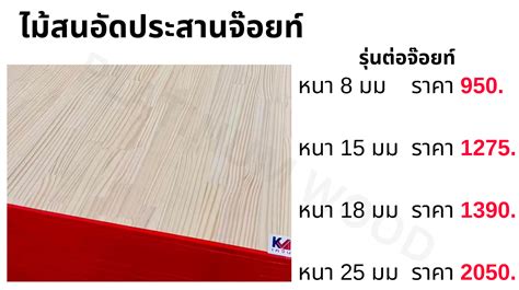 Kvin ไม้สนอัดประสานต่อจ๊อยท์