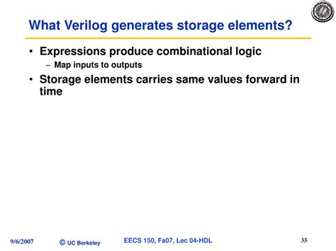 Ppt Eecs 150 Components And Design Techniques For Digital Systems