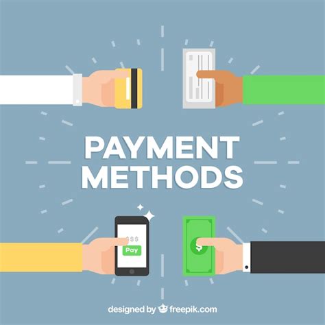 Premium Vector Payment Methods Background Design