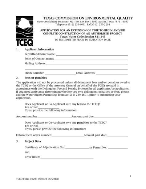 Form 10203 Fill Out Sign Online And Download Fillable Pdf Texas