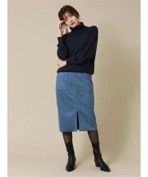 Yecca Vecca（イェッカヴェッカ）の「pカシミヤ混タートルニット＊（ニットセーター）」 Wear