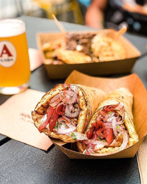 피타 기로스 그리스 길거리 음식 Best Kreta