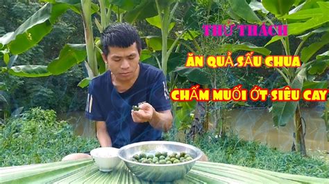Thử Thách Ăn Quả Sấu Chua Chấm Muối Ớt Siêu Cay Ngoc Huy Official