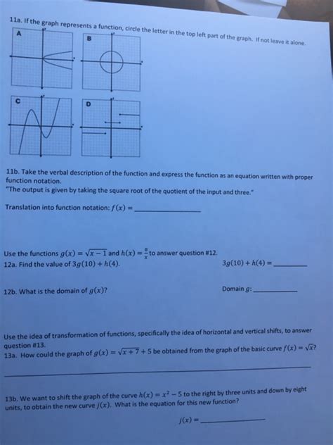 Solved A If The Graph Represents A Function Circle The Chegg Com