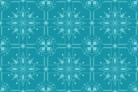 Premium Vector Blue Seamless Pattern Background Illustration
