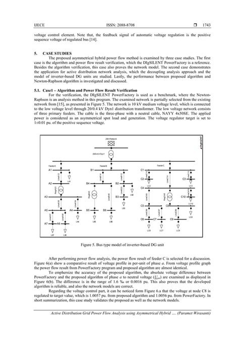 Active Distribution Grid Power Flow Analysis Using Asymmetrical Hybrid