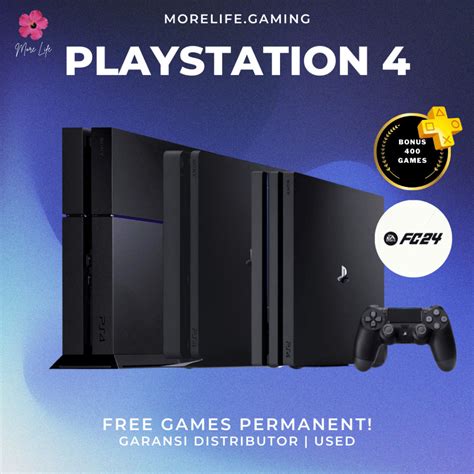 Jual PS4 Pro Slim Fat 500GB 1TB Full Games Online Guarantee