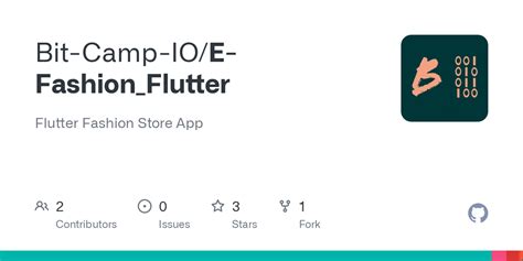 Github Bit Camp Io E Fashion Flutter Flutter Fashion Store App