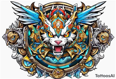 Digimon Tattoo Idea Tattoosai